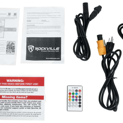 (10) Rockville WET PAR PRO Indoor/Outdoor Par Can Wash Up | Reverb