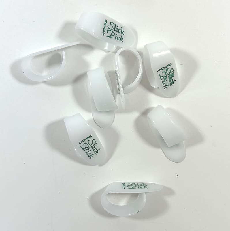Fred Kelly Thumb Guitar Picks Slick Picks 8 Pack Delrin | Reverb UK