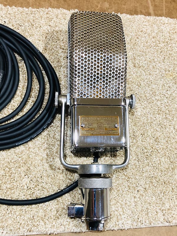 RCA 44A 44-A Ribbon Type Velocity Microphone in CHROME - | Reverb UK