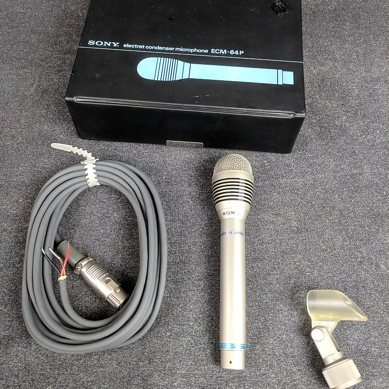 Sony ECM-64P Condenser Microphone w/ Box | Reverb