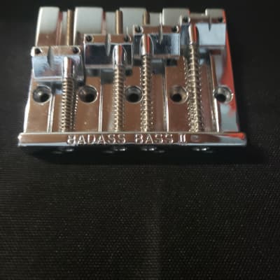 Leo Quan Badass II Bass Bridge 1980s - Chrome | Reverb