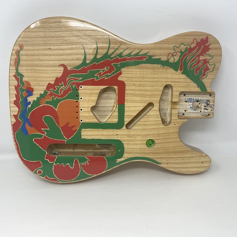 Fender Jimmy Page Dragon Telecaster ASH Guitar Body MINT | Reverb