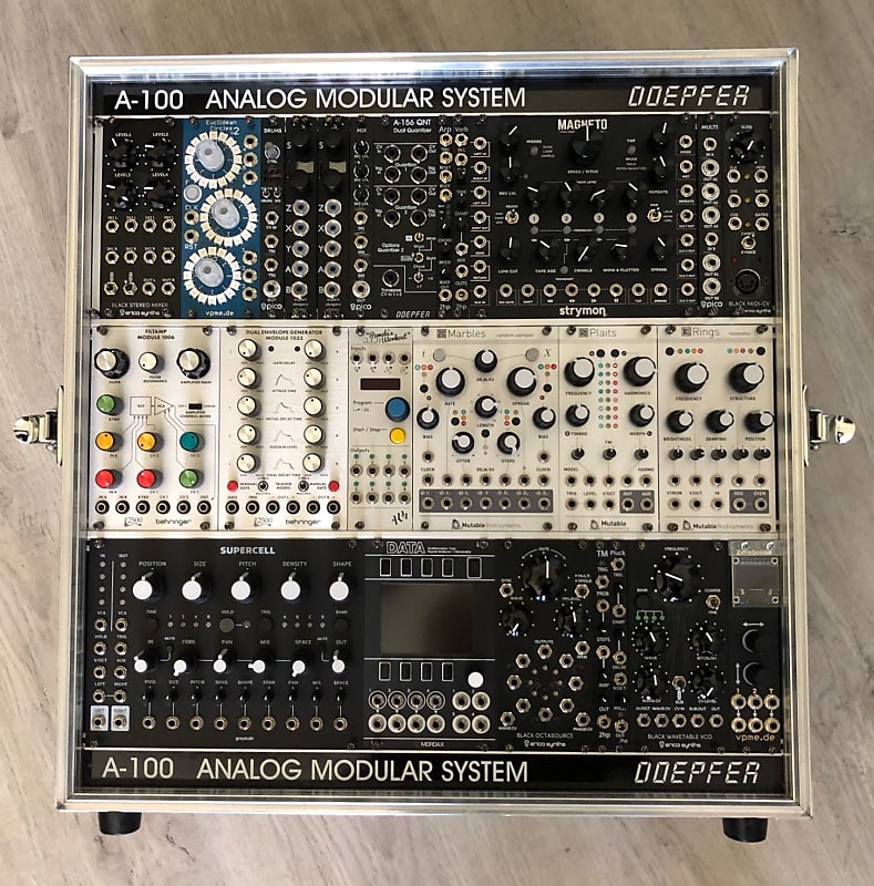 Eurorack DOEPFER A 100 CASE AND 25 MODULES 2021 | Reverb