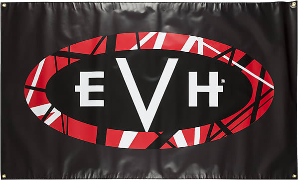 EVH 3' x 5' Logo Vinyl Banner Eddie Van Halen | Reverb