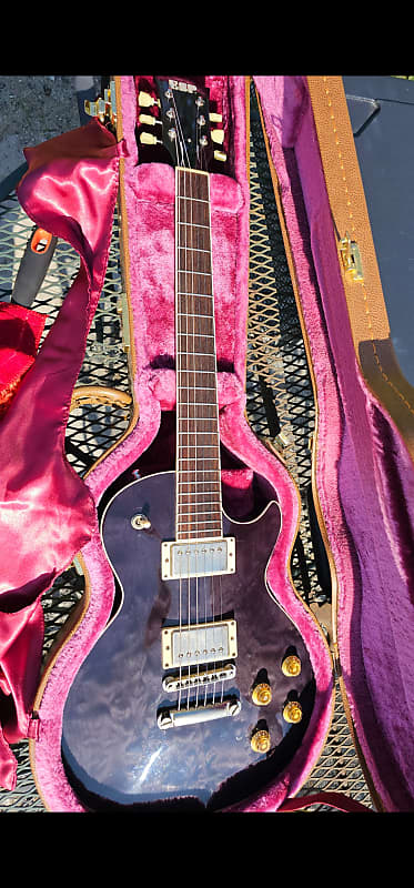 ESP Takada Custom Singlecut Lawsuit Guitar - Purple looking | Reverb