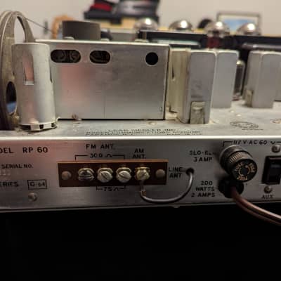 1963 Bogen RP-60 integrated tube amplifier-receiver AM-FM | Reverb
