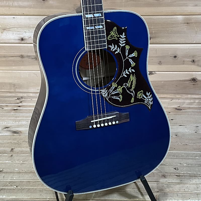 Gibson Hummingbird Original Acoustic Guitar - Viper Blue | Reverb