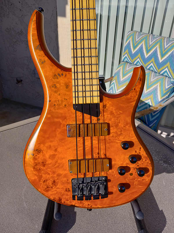 MTD Kingston Z 4-String Bass with Maple Neck 2010s Natural | Reverb