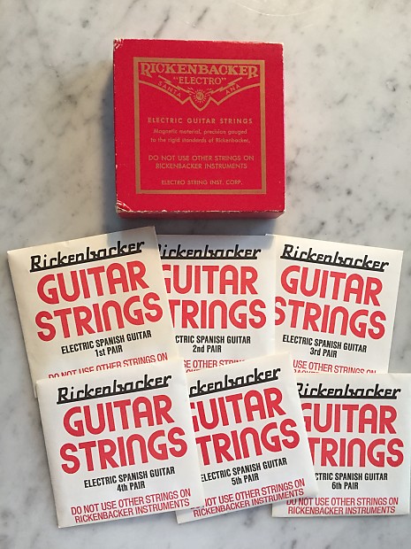 Circa 1960's 1970's Rickenbacker Strings Box Rare Vintage | Reverb