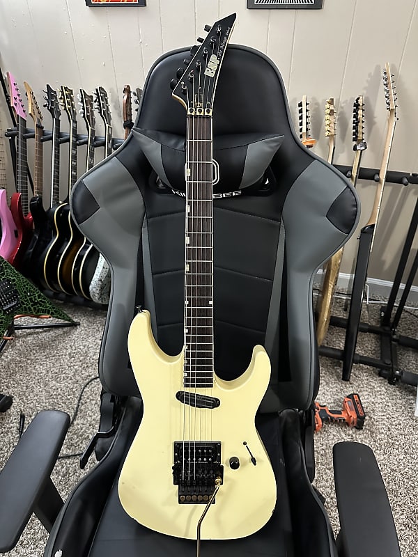 Esp The mirage deluxe 1987-91 Aged white | Reverb