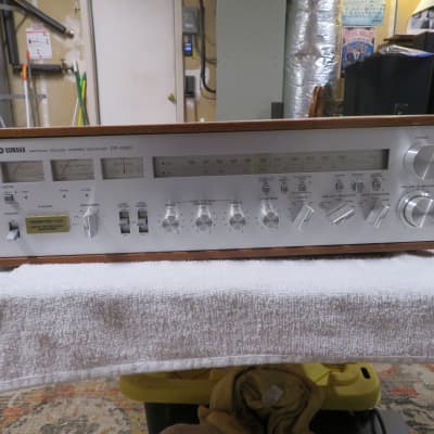Yamaha Natural Sound Receiver CR-640 1977 Brushed Silver | Reverb