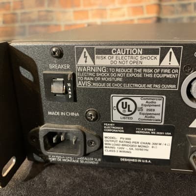 Peavey PV 900 - Rack Mount 900 watt Stereo Power Amplifier | Reverb