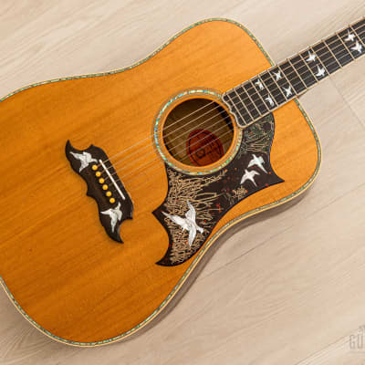Gibson Doves in Flight 12 String Rare Custom Acoustic Guitar | Reverb