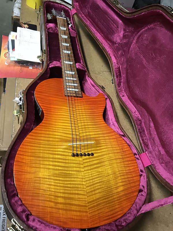 Gibson Les Paul Acoustic 2003 Tangerine Burst Reverb