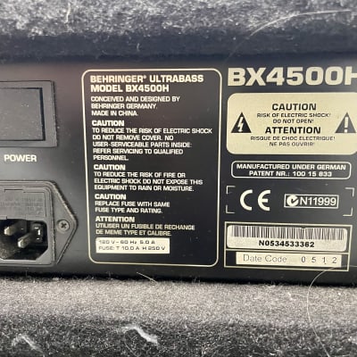 Behringer Bass Head BX4500H | Reverb