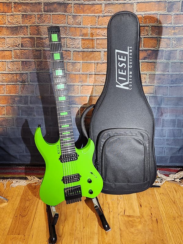 USA Kiesel Vader 7-String Racing Green With Kiesel Semi-Hard | Reverb