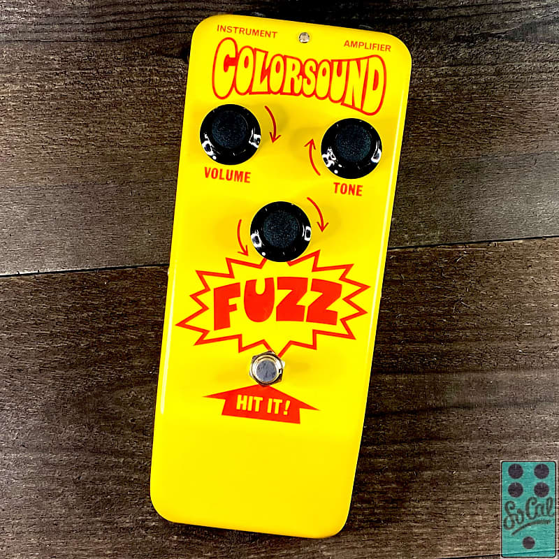 Colorsound Supa Fuzz Limited Run “Red on Yellow” by D*A*M! | Reverb