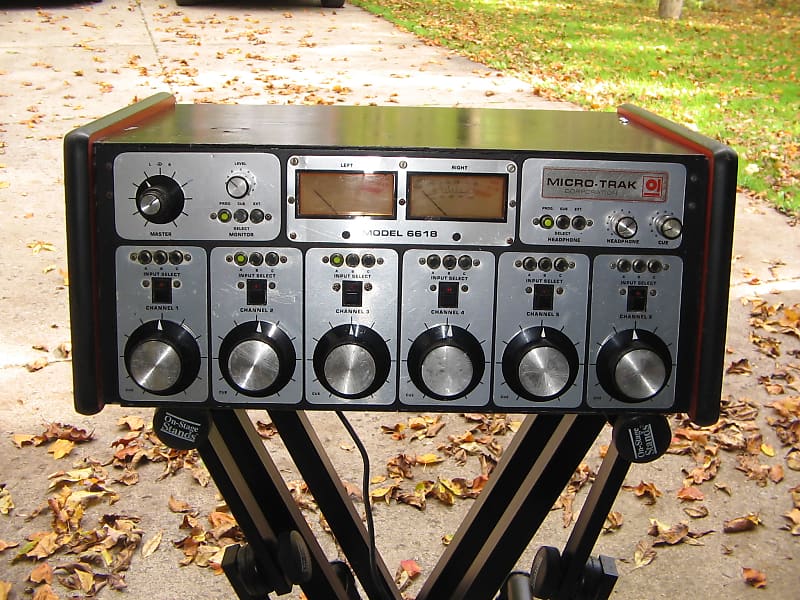 Micro Trak Broadcast Console Mixer from Radio Station | Reverb