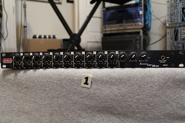 Rolls RM203 Stereo Line Mixer | Reverb