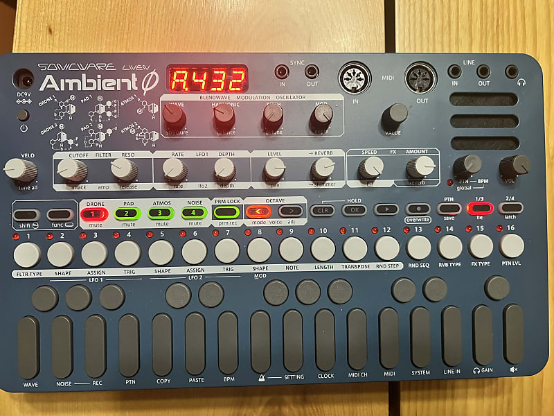 Sonicware Liven Ambient Ø Soundscape Synthesizer | Reverb