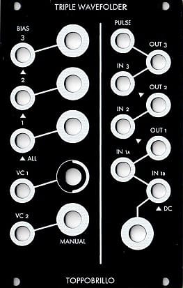 Toppobrillo Triple Wavefolder, Black Barcode Version | | Reverb