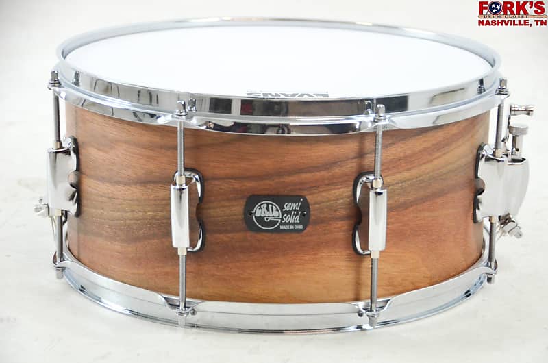 ERIE Drums & Shells 6.5x14 Walnut Snare Drum | Reverb