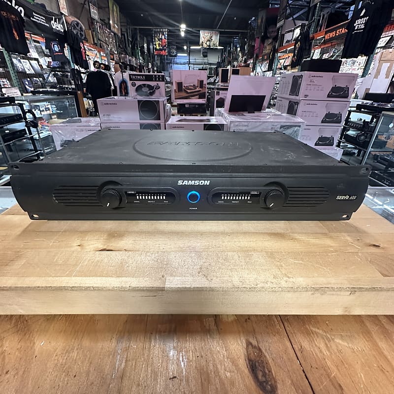 Samson Servo 600 Stereo Power Amplifier 225 Watts Per Channel | Reverb