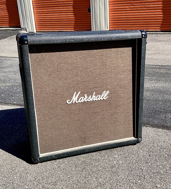 Marshall 1965B Mid 1980s Black 4x10 Cabinet | Reverb