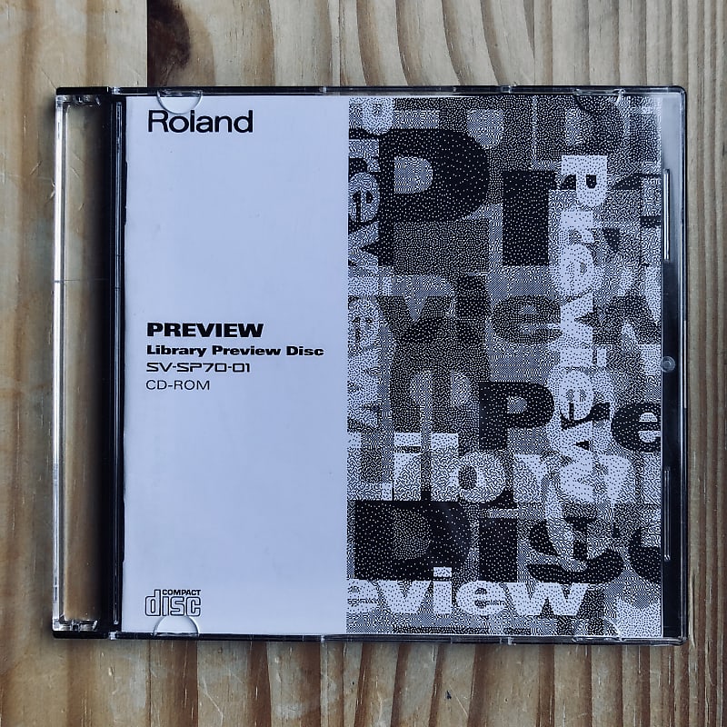 Roland SV-SP70-01 CD-ROM for S-760 Sampler 1992 | Reverb