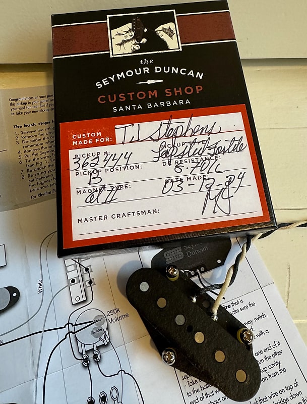 Seymour Duncan Custom Shop MJ Wound Micawber Lap Steel for | Reverb