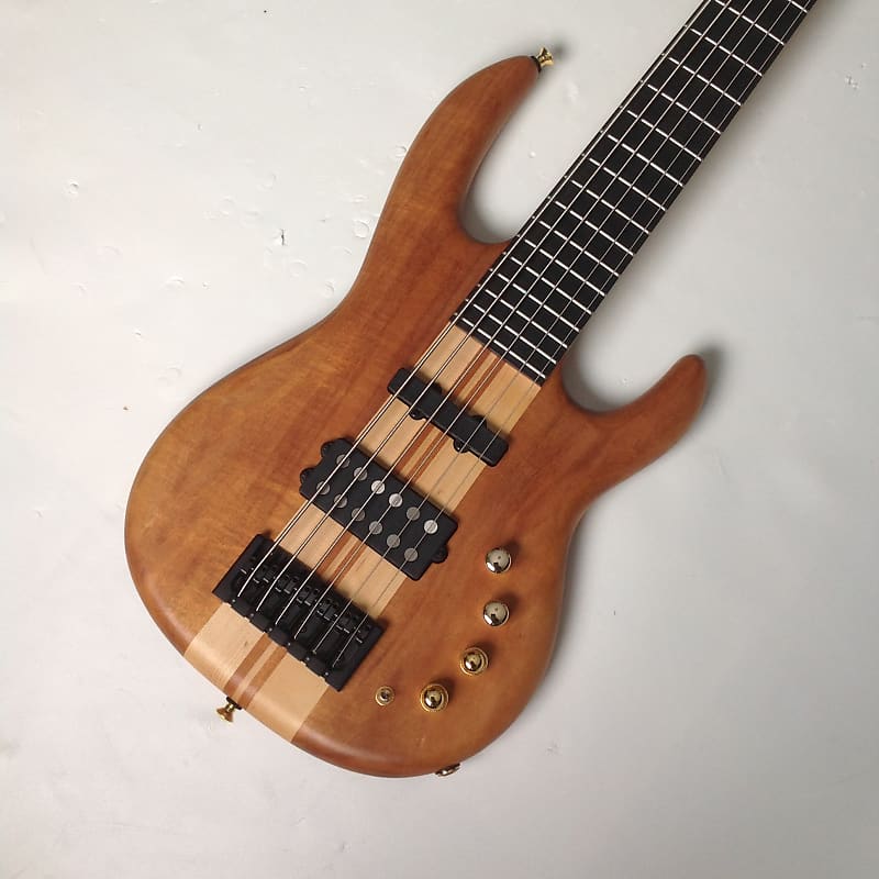 Kiesel LB76 6 String Neck Through Bass W/ Active Electronics | Reverb