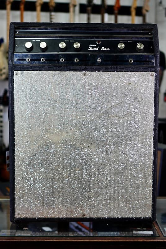 1966 Gretsch Dual Bass 2x12 Combo Amp | Reverb