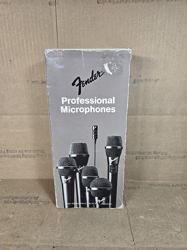 Fender M1 Cardioid Condenser Microphone 1970s - Black | Reverb