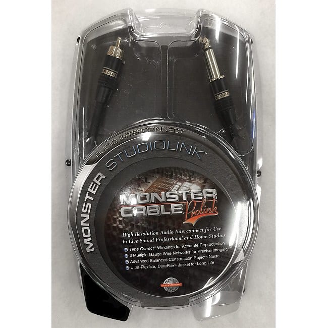 MONSTER SL-CM-4 StudioLink Linekabel Klm-Chinch 4m | Reverb