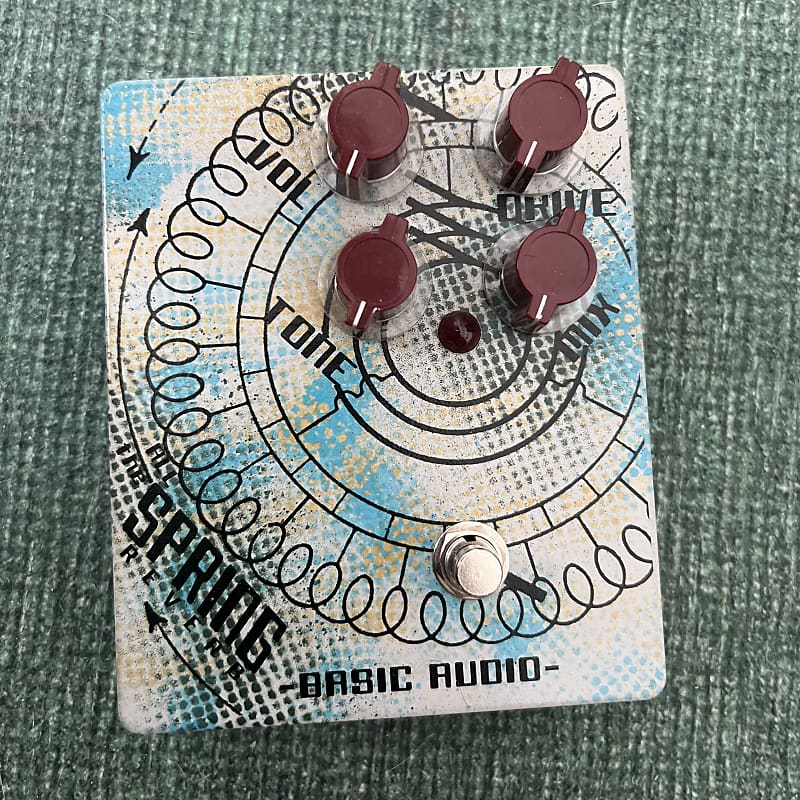 Basic Audio Spring Reverb - Grey and Blue | Reverb