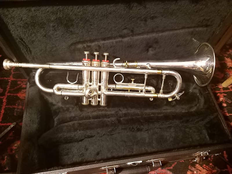 Marcinkiewicz Custom Bb trumpet Silver | Reverb