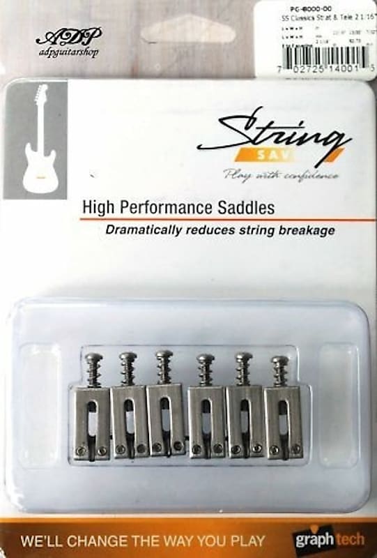6 Stainless GraphTech String Savers Ferraglide 10.41mm 2 | Reverb