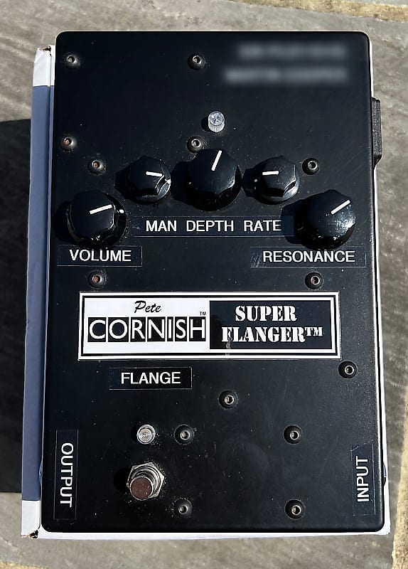 Pete Cornish Super Flanger 2000 - Black | Reverb Canada