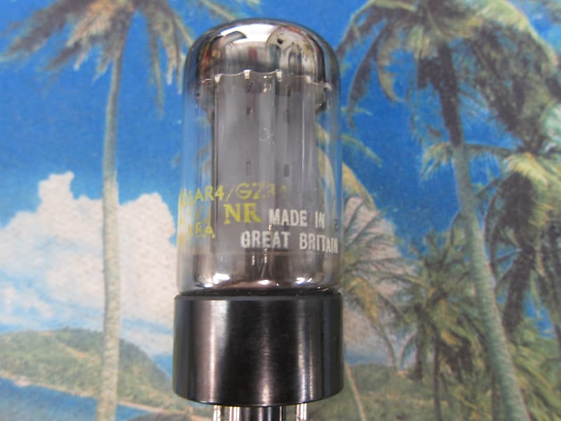 Vintage Mullard GZ34 5AR4 Rectifier Tube F32 Batch Number, Gt | Reverb