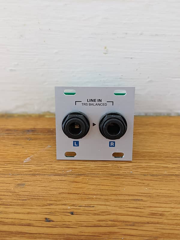 Intellijel Stereo Line In Jacks 1U Silver | Reverb UK