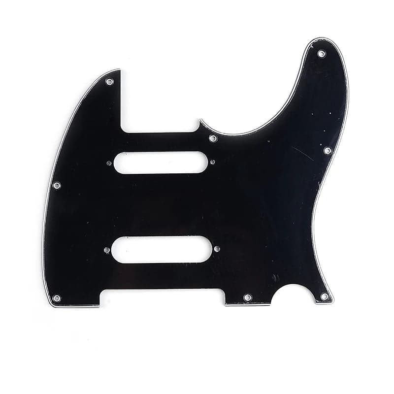 Nashville Telecaster Pickguard - 3-Ply Black - 8-Hole SSS | Reverb UK