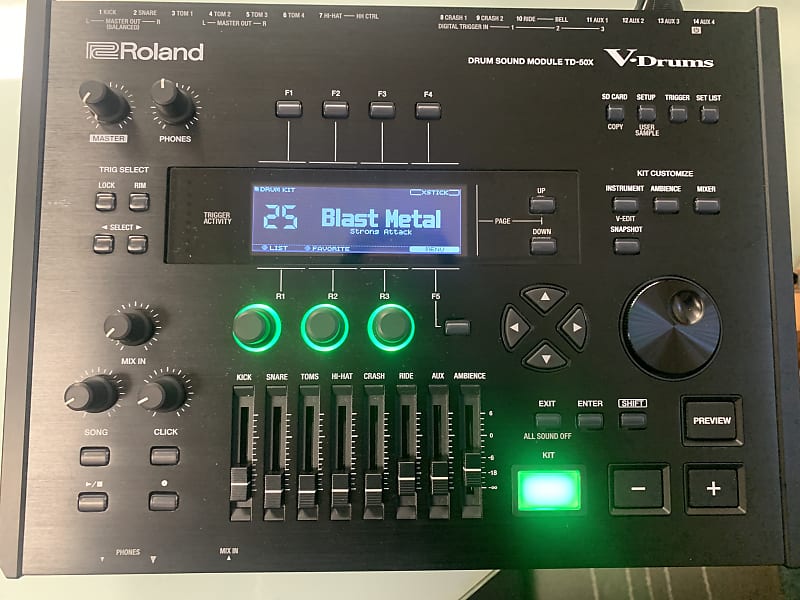 Roland Td-50x V DRUMS sound module perfect only used two | Reverb
