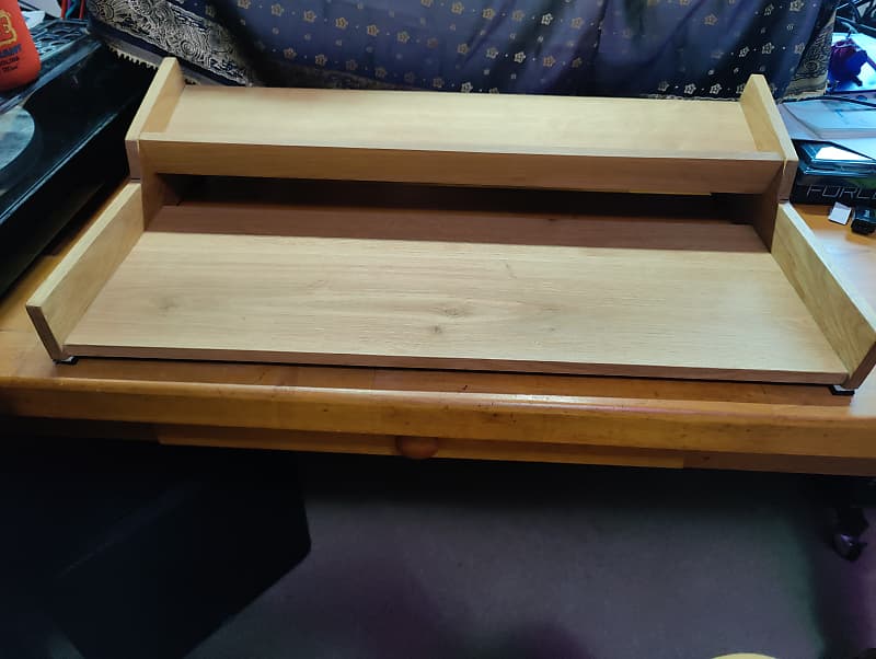 2 Many Synths Solid oak Keystep Pro stand with shelf | Reverb