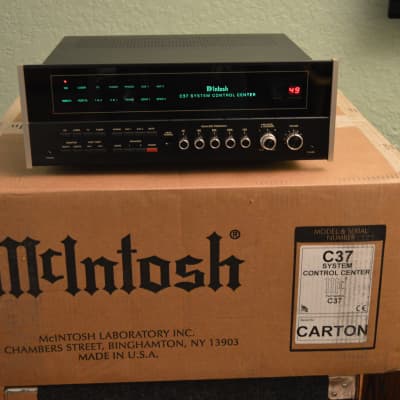 McIntosh C37 System Controller Center Preamplifier Excellent | Reverb