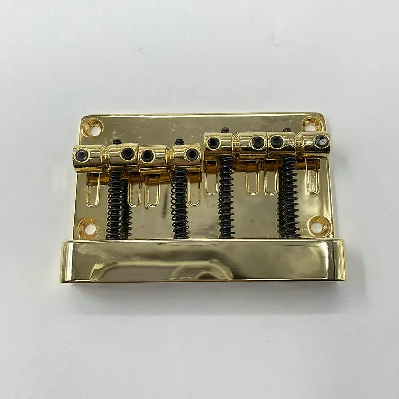 Gold 4 String Bass Fixed Bridge | Reverb