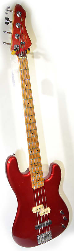 Mako TPB-1 Electric Bass Guitar Metallic Red Finish - Pro | Reverb
