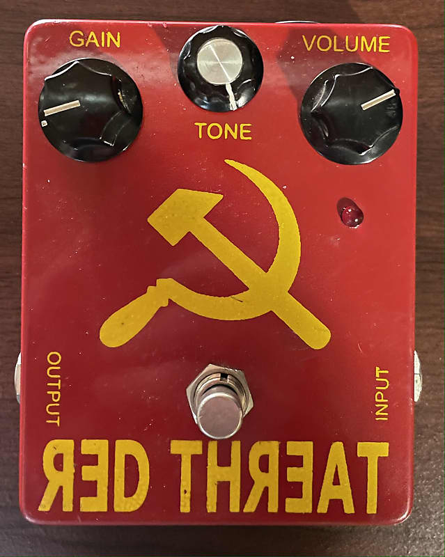 Smart People Factory (SPF) Red Threat Distortion Pedal! Made | Reverb