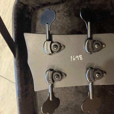 Dunable Yarnhawk 2013 Flat black custom one of a kind bass | Reverb