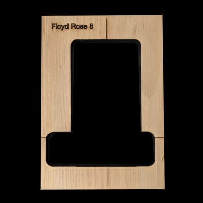Floyd Rose 4 pc Recessed Routing Templates for 8 string | Reverb