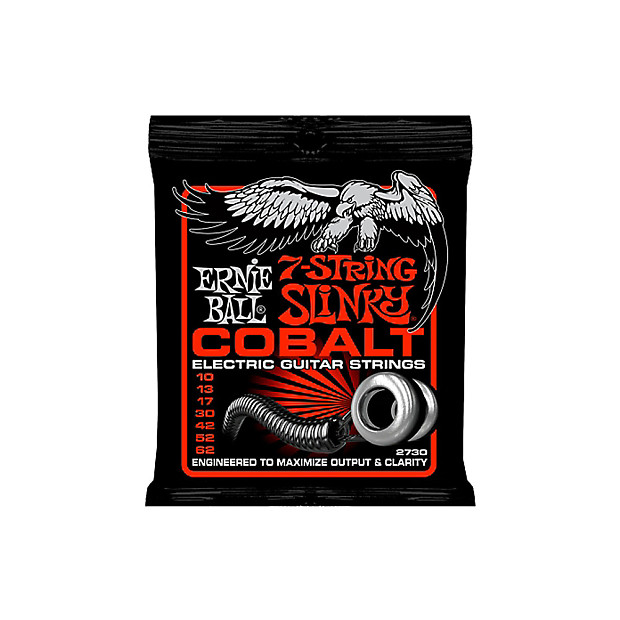 Ernie Ball 2730 Cobalt 7-string Skinny Top-Heavy Bottom | Reverb